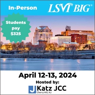 In-Person LSVT LOUD and LSVT BIG Training & Certification Courses Have ...